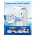 Commercial Ice Shaver 220LBS/H Electric Ice Crusher - Snow Cone Maker ...