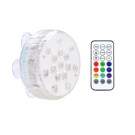 HonHaione Submersible LED Lights Underwater Battery Operated Pool Light ...