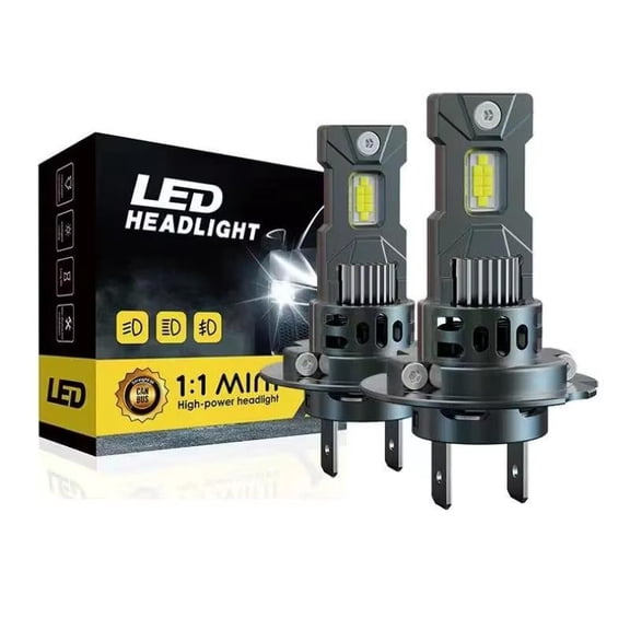 H7 LED CANBUS Auto Light Mini Head Lamp 1:1 Size H7 Car LED Wireless ...
