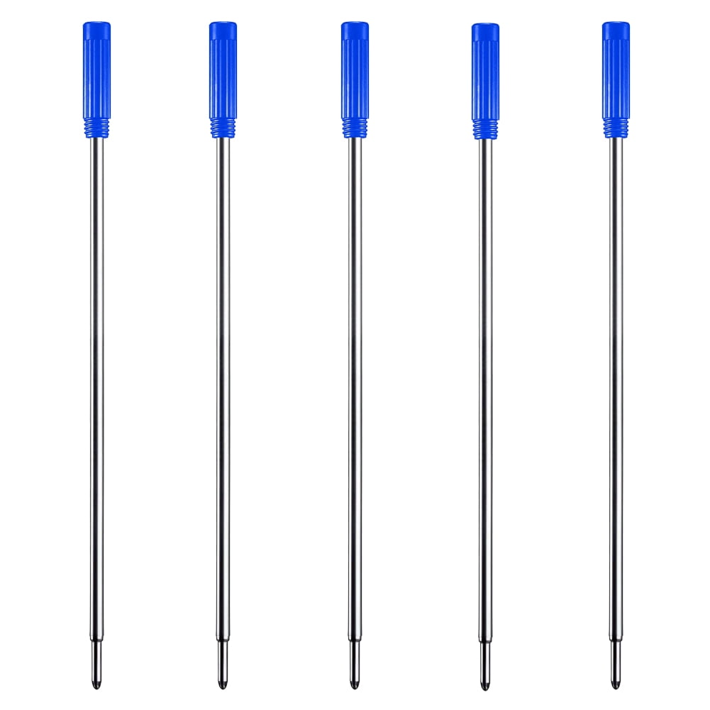 DunBong Blue Ink Refill Pack of 5, Replaceable Ballpoint Pen Refills ...