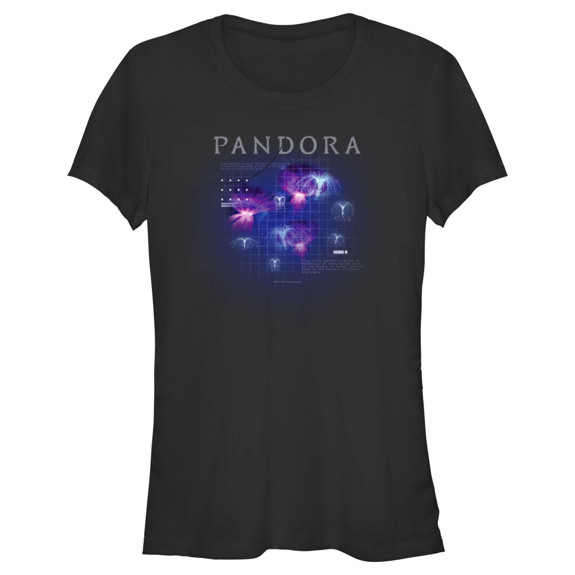 Junior's Avatar Pandora Panopyra and Woodsprites Diagram Graphic Tee ...