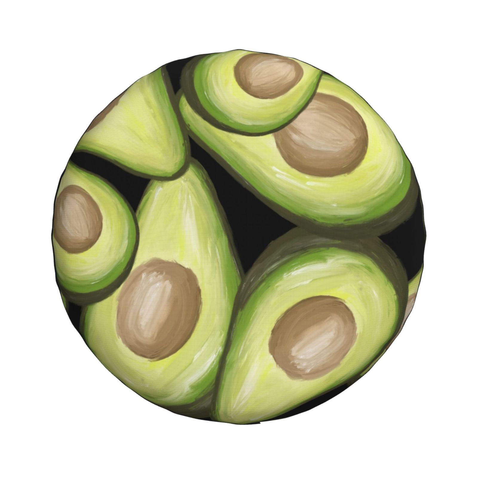 Waterproof Spare Wheel Cover, Avocado Oil Painting Pattern Adjustable ...