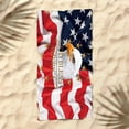 4th of July Microfiber Star Flag Beach Blanket Towel - Patriotic Fast ...