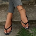 Women's Flip-Flop Sandals, Open-Toe Soft-Soled Beach Slippers ...
