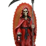 Holy Death Santa Muerte Holding Scythe In Red Tunic Robe Day of The ...