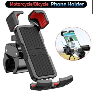 HOMEYA Adjustable Motorcycle Phone Mount, Bike Phone Mount Clamp with ...