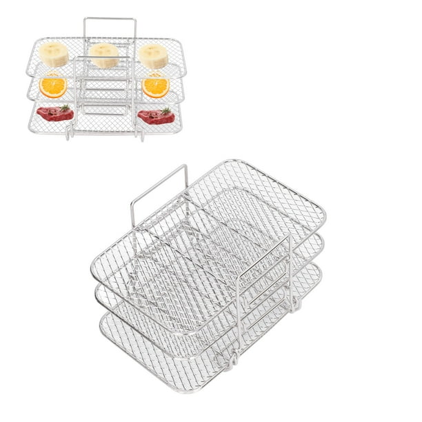 3-Tier Stackable Cooling Racks for Cooking and Baking Stainless Steel ...