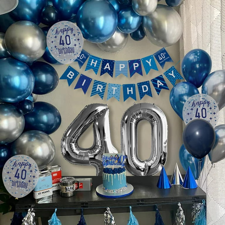 Man 40th Birthday Party Decor