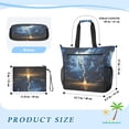 DIXRUYEE Large Water-Resistant Tote Bag with Wet Pocket & Matching ...