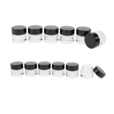 Beauticom 60 Grams/60 ML (2 Oz) Round Clear Leak Proof Plastic ...