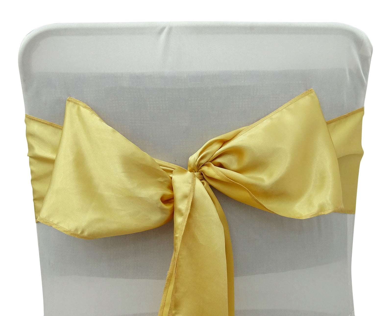 Darling Souvenir Pack Of 100 Satin Chair Sashes Bow Sash For Wedding ...
