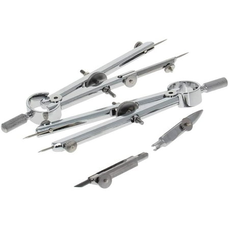 Utoolmart Spring Bow Compass Protractor Set with Lock for Drafting ...