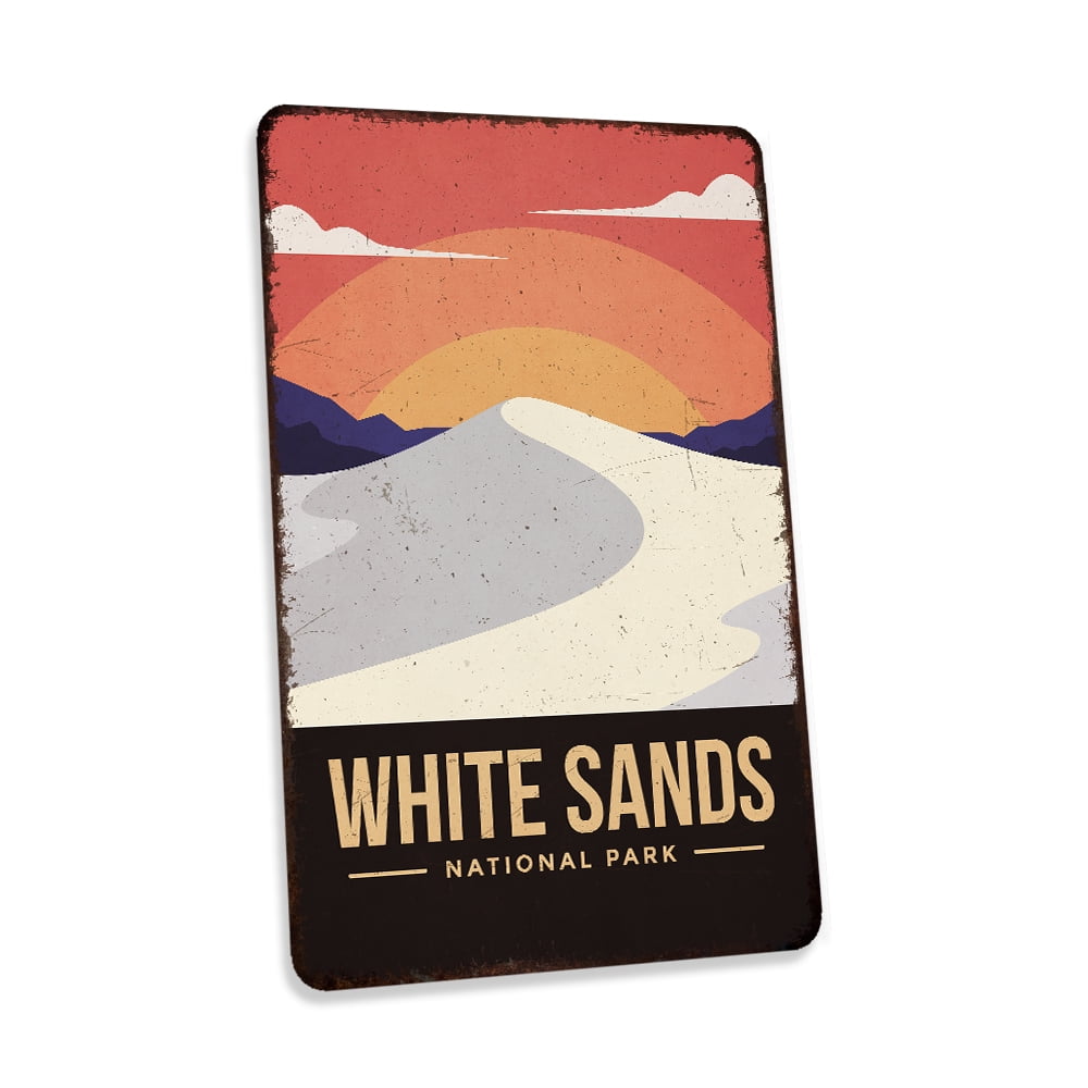 White Sands National Park Sign Vintage Looking Decorative Signs Home ...