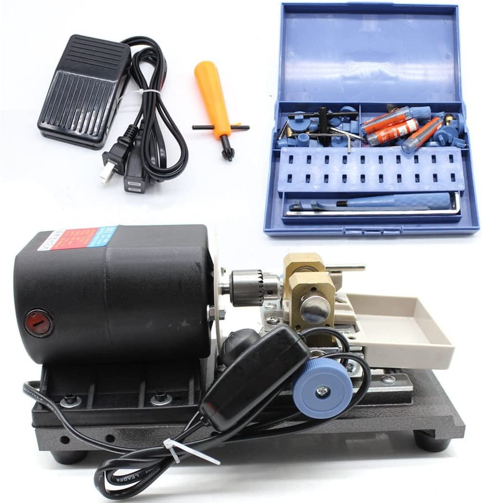 Miumaeov 360W Stepless Pearl Beads Drilling Holing Machine Driller Full ...