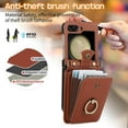 JUJHGRF-Phone Case for Samsung Galaxy Z Flip 5 5G 2023 Wallet Cell ...