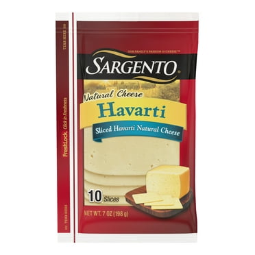 Sargento Sliced Medium Natural Cheddar Cheese, 8 oz, 11 Count - Walmart.com