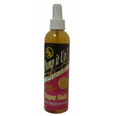 Bronner Brothers Pump It Up Spritz Gold Super Hold, 8 oz - Walmart.com