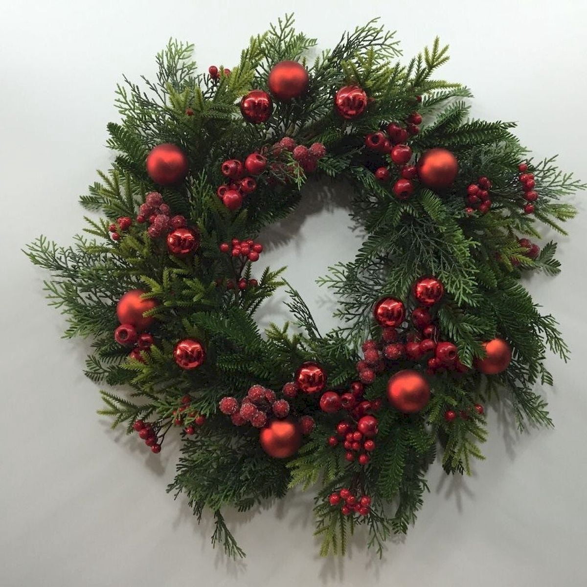 Boughs And Berries Wreath - Walmart.com