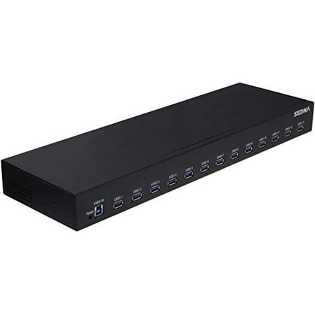 Sedna 13 Port USB 3.1 Gen I Hub (5Gbps) - 19 Inch 1U Rack Mount ...