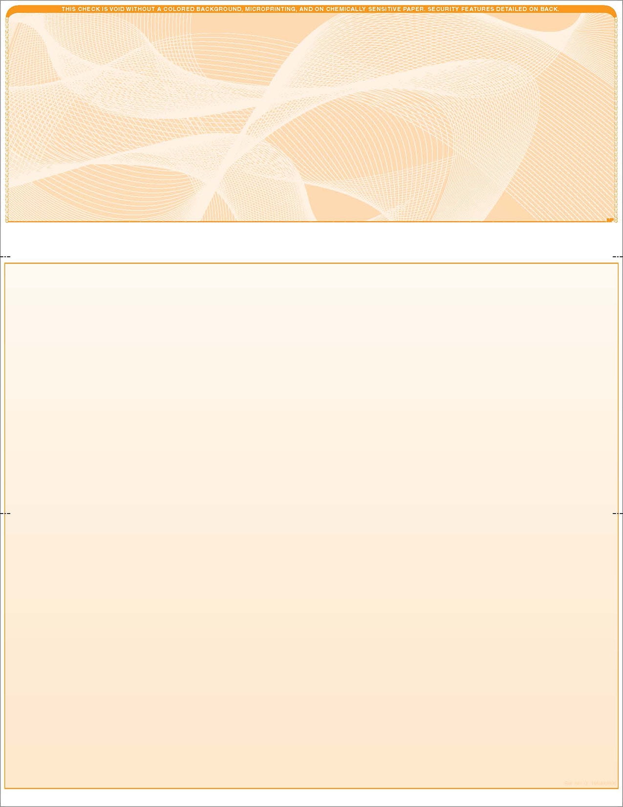 Walmart 500 High Security Blank Computer Checks on Top, Laser Printer ...