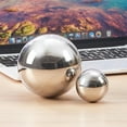 Stainless Steel Decorative Spheres, Shiny Orbs for Table Decor & Garden ...