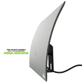 Mohu Gateway Plus Indoor Digital HDTV Antenna, Grey, Free Channel ...