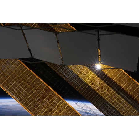 January 2, 2014 - The sun shines through a truss-based radiator panel ...