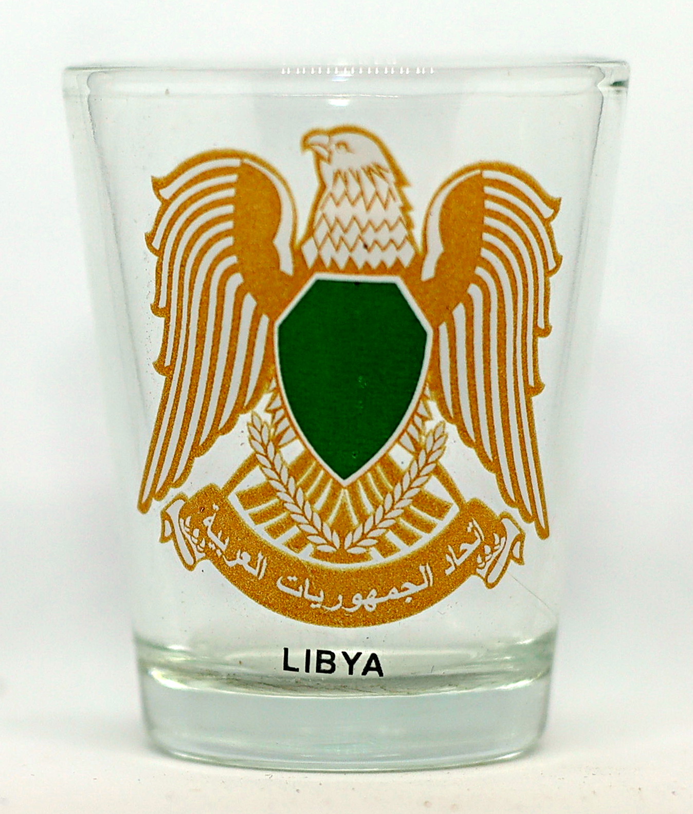 Libya Coat Of Arms Shot Glass - Walmart.com