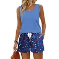 250Th Anniversary 2 Piece Soft Sets Tops Pants, 4Th of July Red White ...