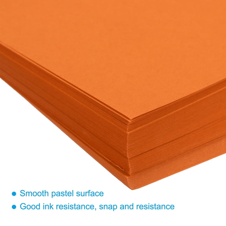 Orange Cardstock 50 Fire Orange 80gsm A4 Copier Ink Jet Laser Printer ...