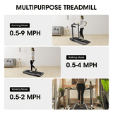 MaxKare Folding Treadmill, 3.0HP Motor, 286LBS Capacity, 9MPH Speed ...