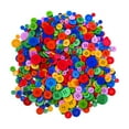 Rainbow Bright Plastic Craft Buttons - Craft Supplies - 800 Pieces ...