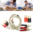 4 Wire Probe Silicone Banana Connector Multimeter Wire Lead Clip Cable ...