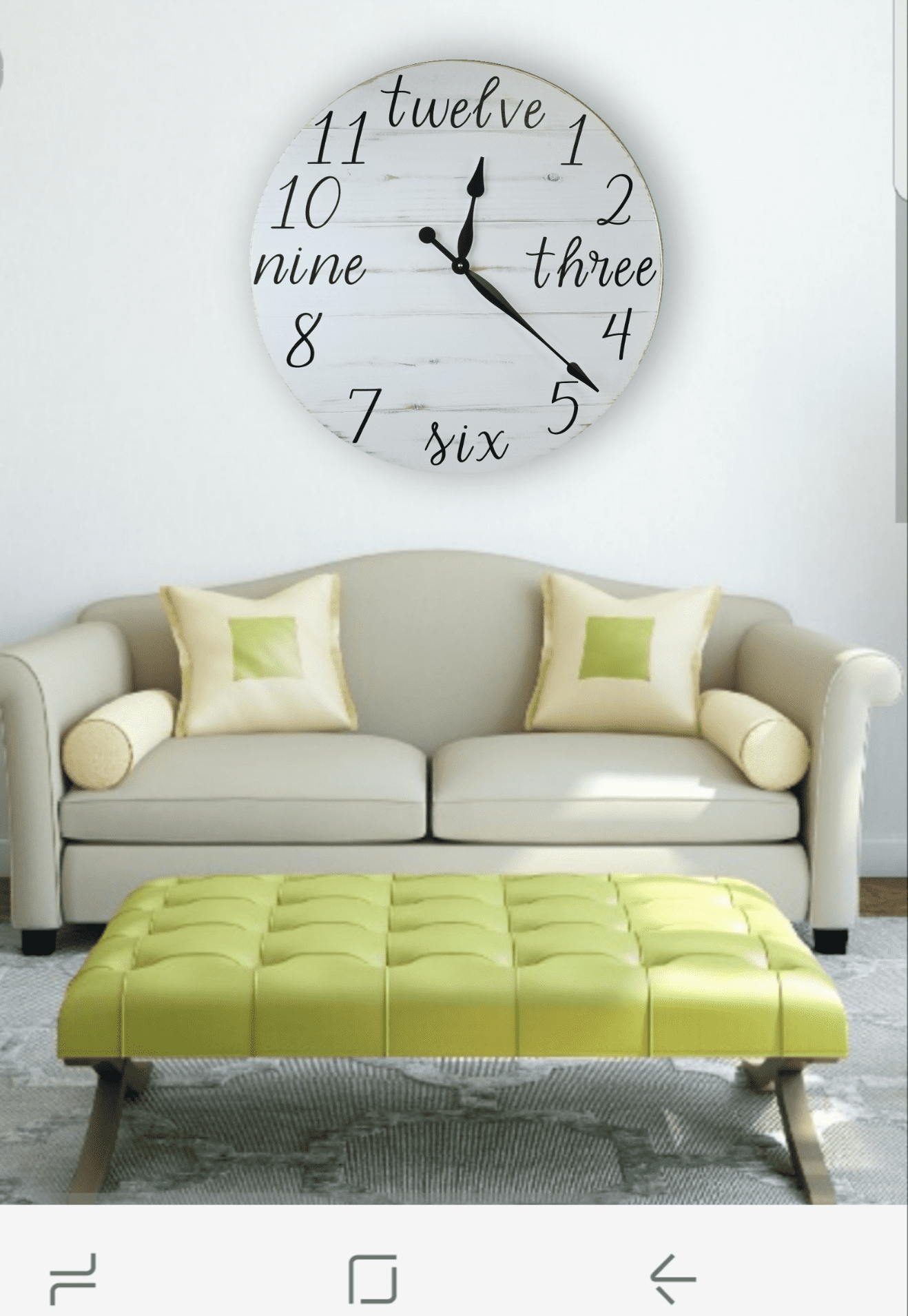 Lovecraft Farmhouse Wall Clock - Walmart.com