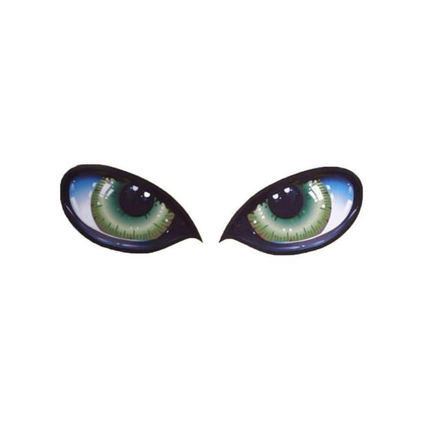 Creative Eyes Pattern Car Sticker Rear View Mirror Window Reflective ...
