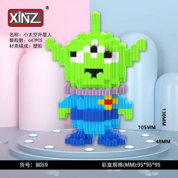 Strawberry Bear Lingna Belle Series Small Particle Building Blocks ...