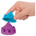 Kinetic Sand Sparkle Sandcastle Set w/ 1lb Purple Shimmer Kinetic Sand ...
