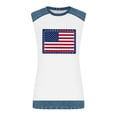 Afdoent Womens Summer Tops Independence Day Casual Sleeveless Tank Top ...