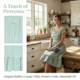 Unique Bargains Aprons for Women with Pockets Kitchen Apron Extra Long ...