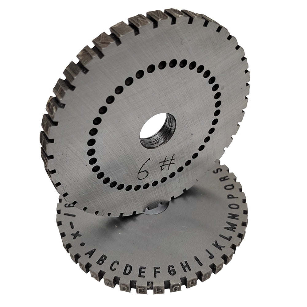 INTSUPERMAI 6MM Sheet Embosser Font for Metal Nameplate Marking Machine ...