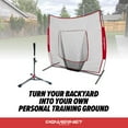 PowerNet 7x7 Baseball & Softball Net, Tee Bundle | Sturdy Training ...