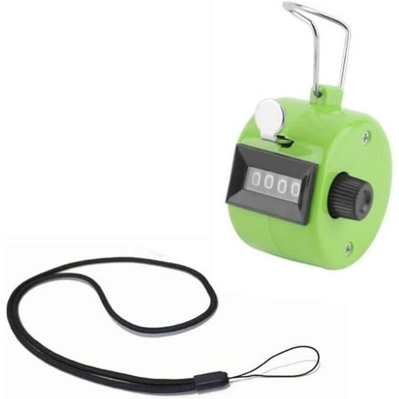 FormVan 4 Digit Hand Tally Counter with Lanyard, Mechanical Lap Tracker ...