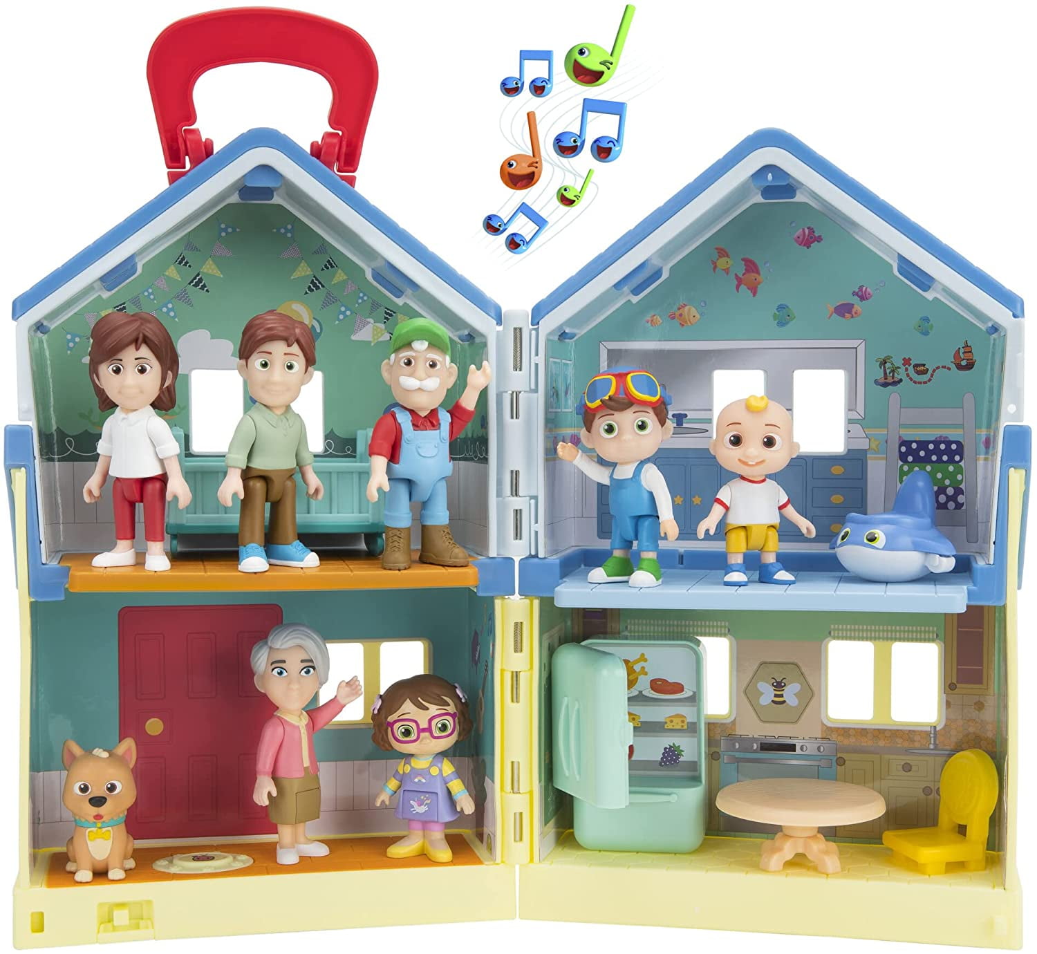 CoComelon Deluxe Family House Playset with Music and Sounds - Includes ...