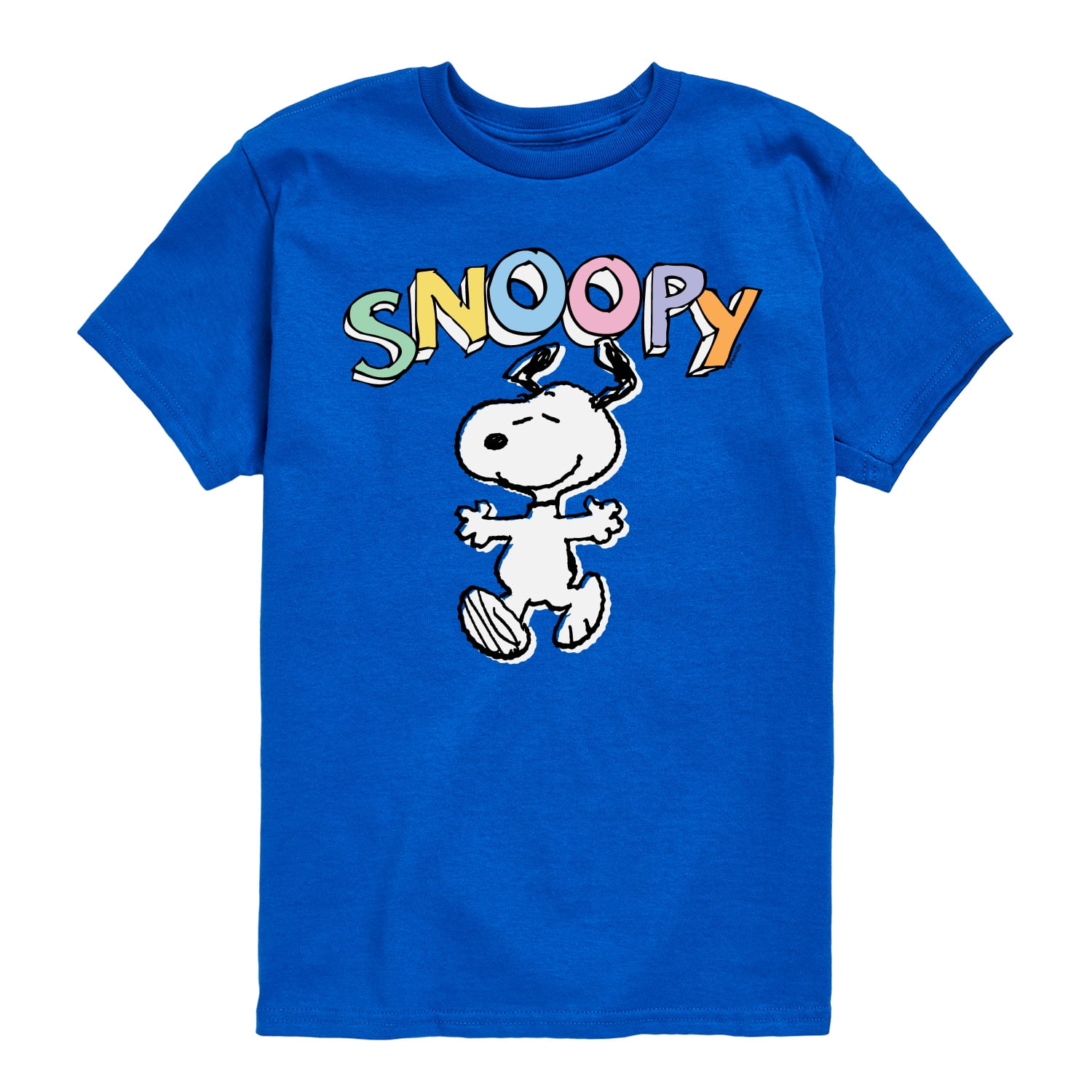Peanuts - Snoopy Sketchy - Youth Short Sleeve Tee - Walmart.com