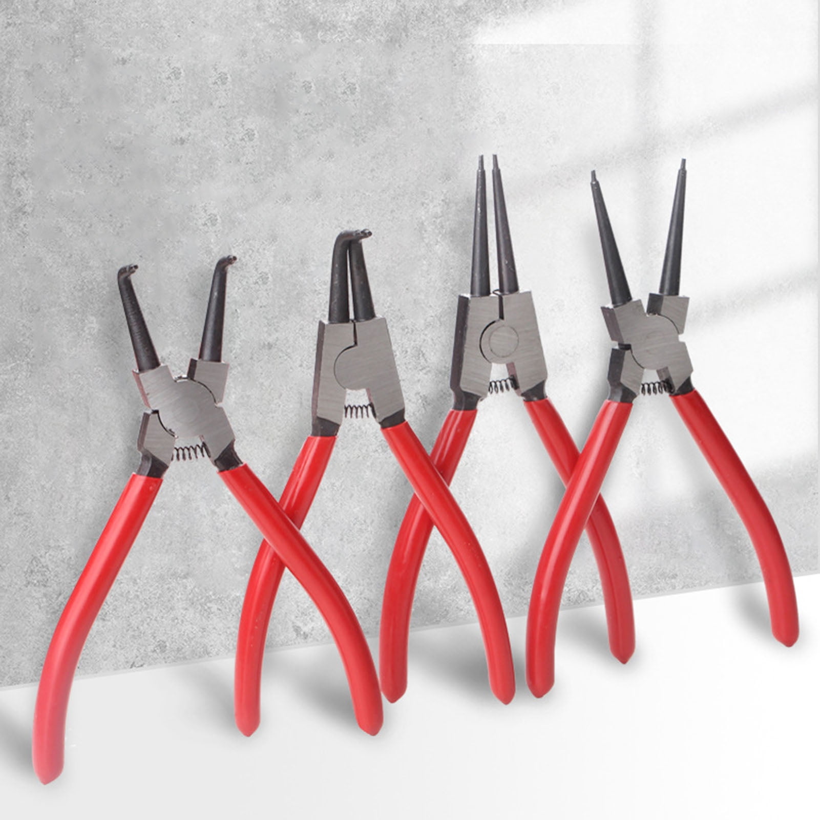 Industry Snap Ring Clamp 7-inch Portable Circlip Pliers with Hard ...