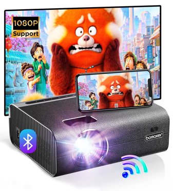 Mini Projector, Portable Movie Projector Supported 1080P, Home Theater ...