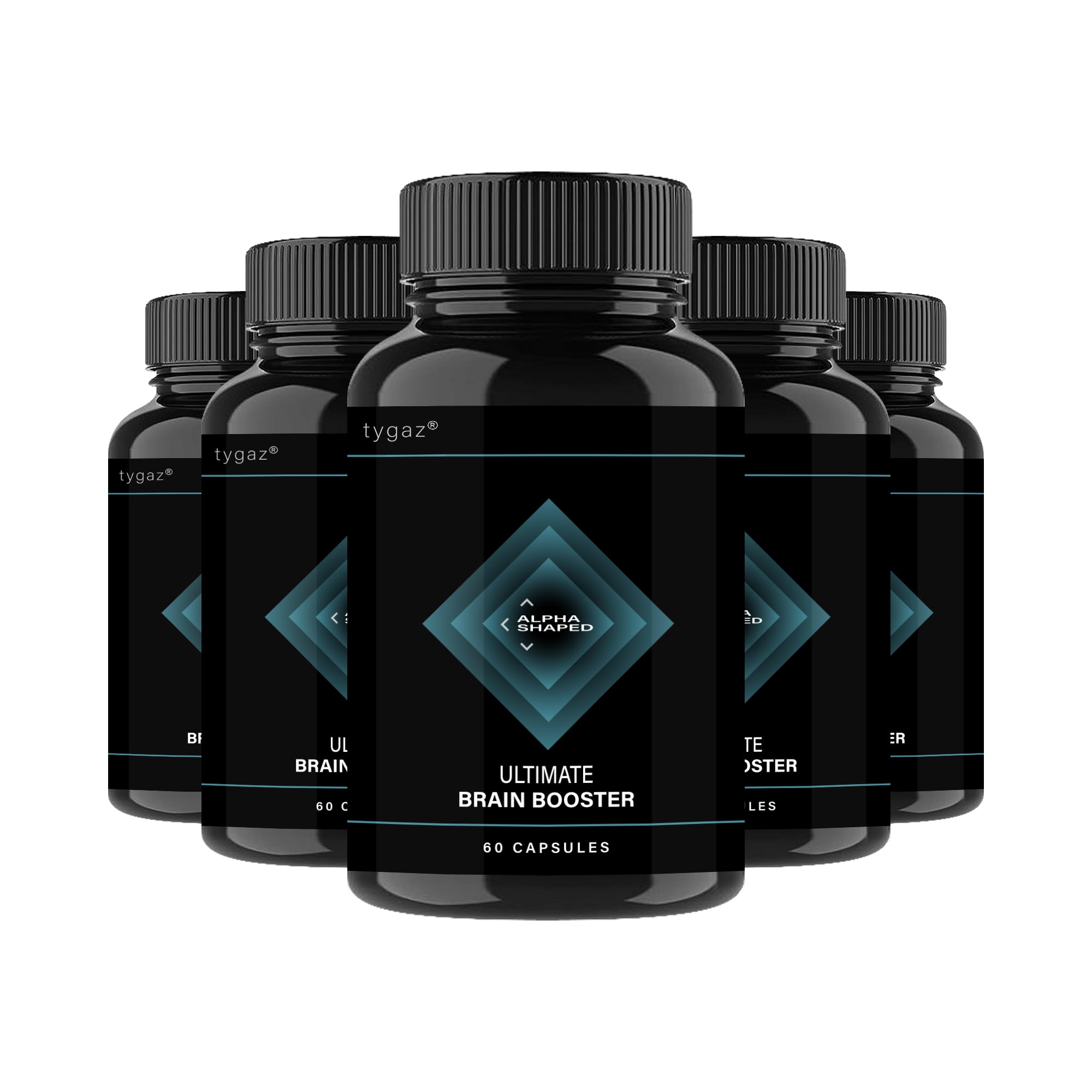 (5 Pack) Alpha Shaped - Alpha Shaped Ultimate Brain Booster Capsules ...