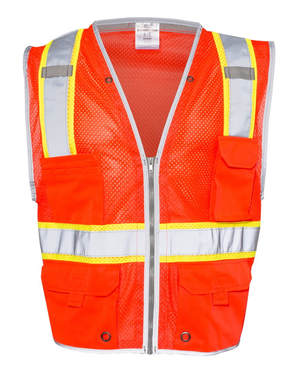 Kishigo Premium Brilliant Series® Heavy-Duty Class 2 Vest - Walmart.com
