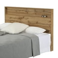 South Shore Musano, Urban Modern Headboard, Full/Queen Brown - Walmart.com