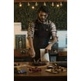 Work Apron for Men, Professional Chef Apron, 100% Cotton Canvas Cross ...